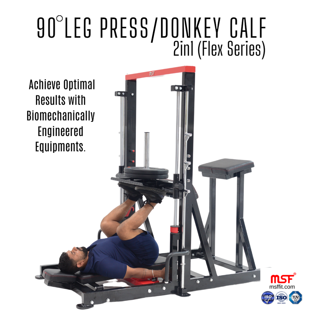90 Degree Leg Press Donkey Calf 2 in 1 — MSFFIT