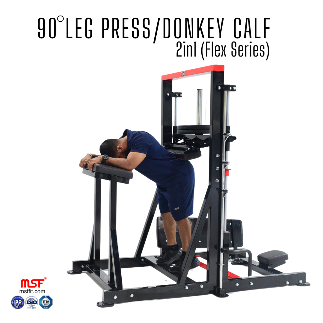 90 Degree Leg Press Donkey Calf 2 in 1 — MSFFIT