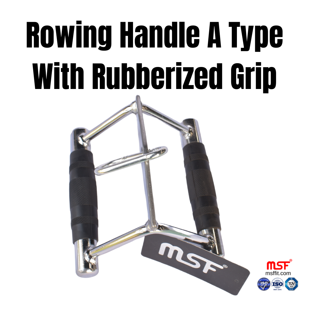 Rowing Handle A Type With Rubberized Grip — MSFFIT