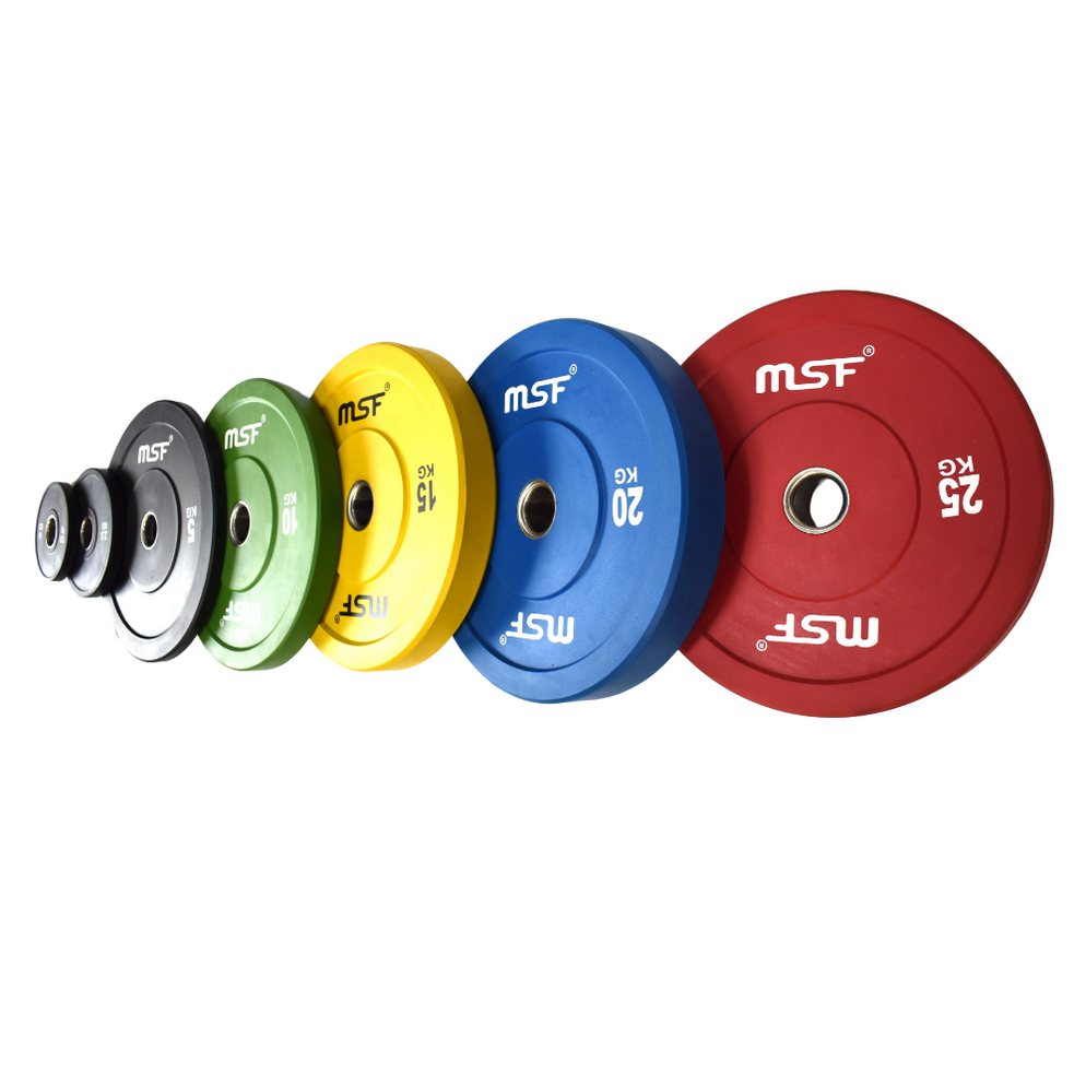 Color Rubber Bumper Plates (SS Ring) — MSFFIT