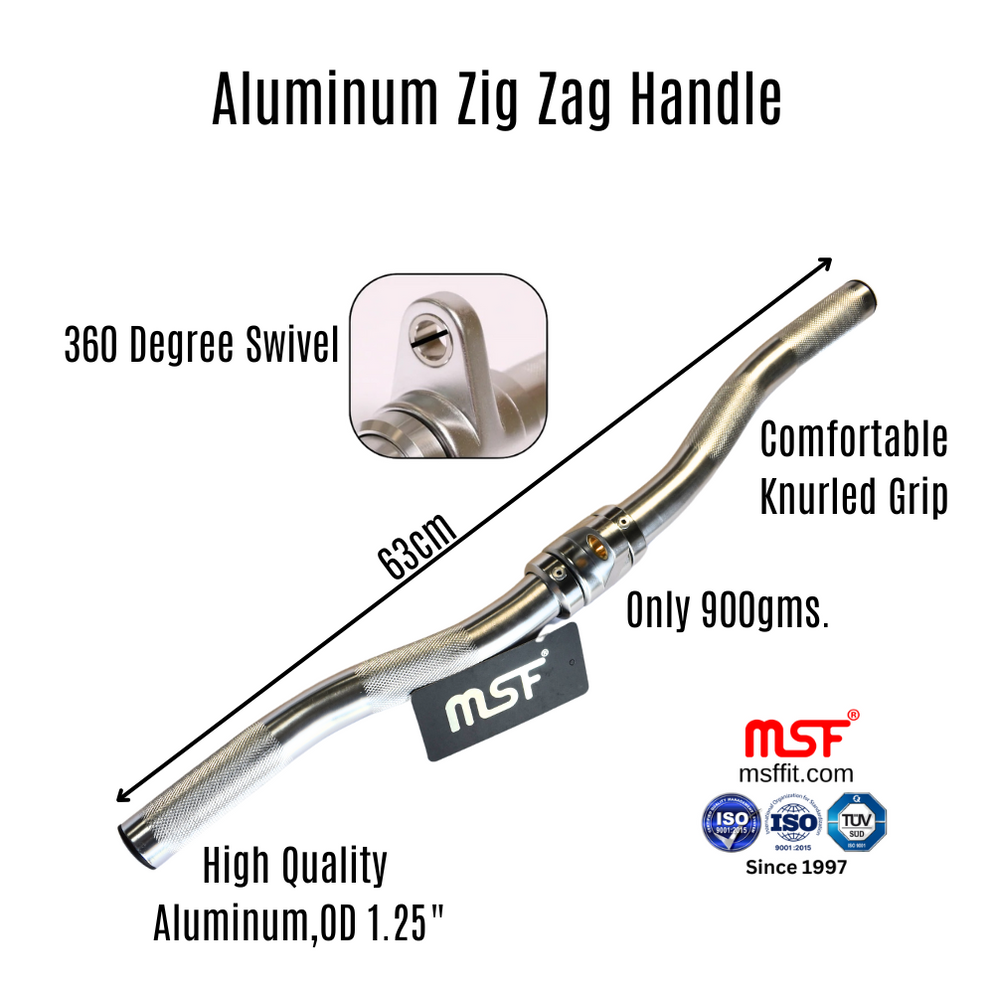 Aluminum Zig Zag Handle — MSFFIT