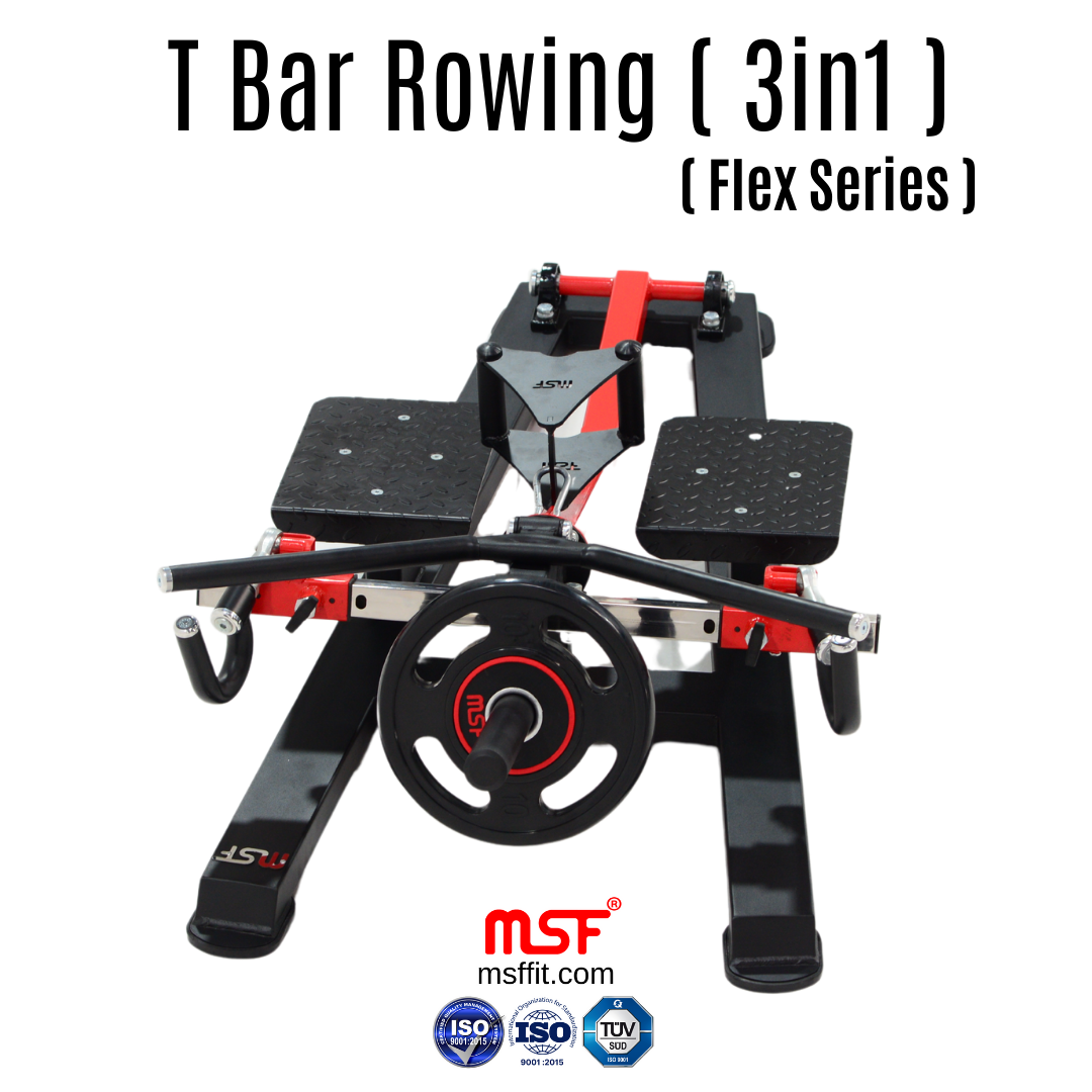 T-Bar Rowing 3 in 1 (Plate Loaded) — MSFFIT