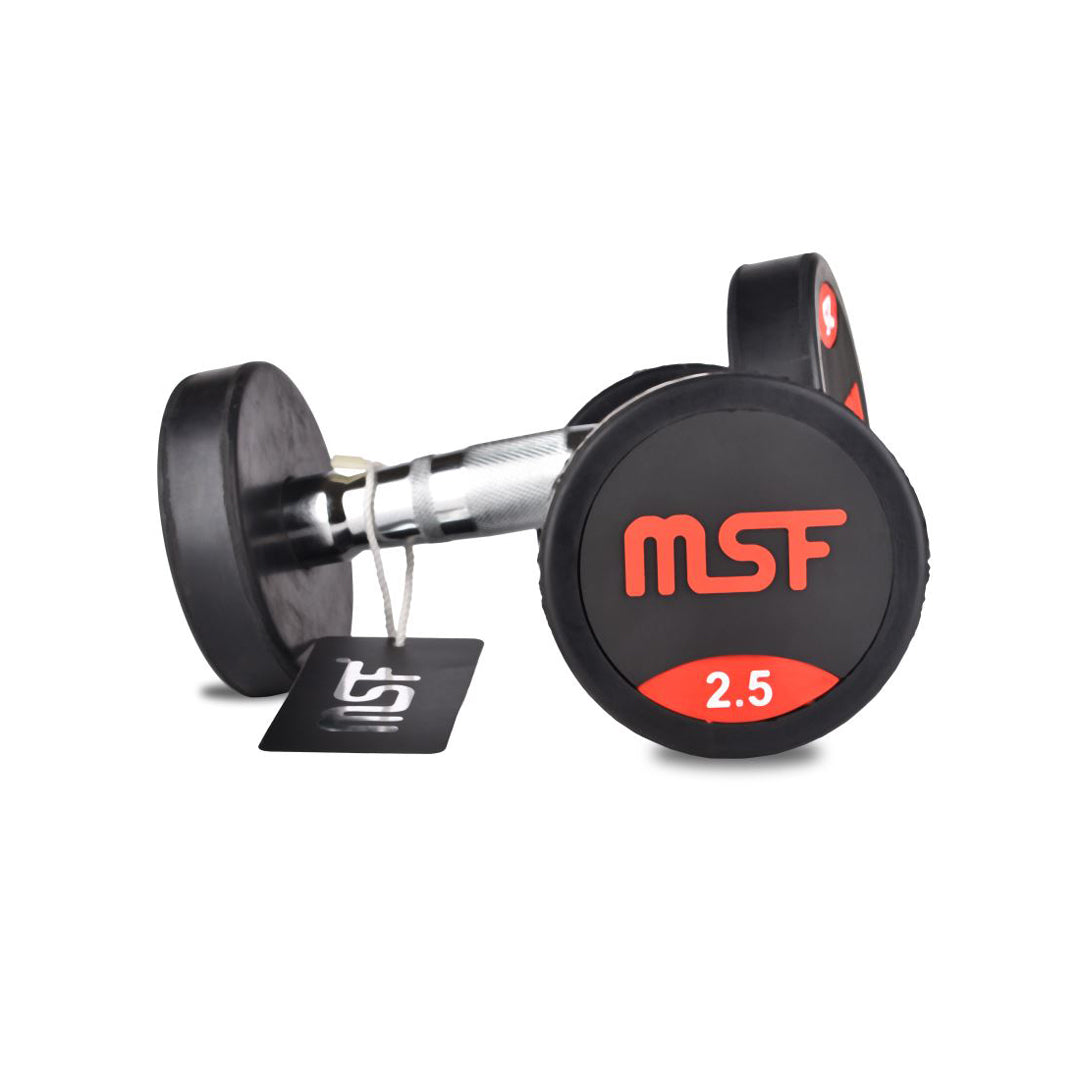 Dumbbell Round (Rubberized) — MSFFIT