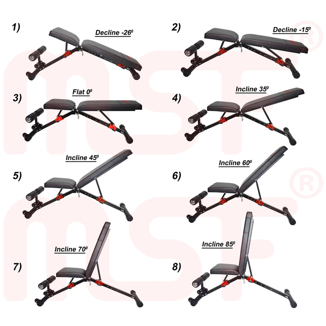 Foldable Multi Adjustable Bench — MSFFIT