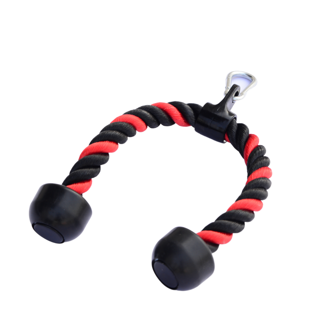 Tricep Rope (Red Black Combination) — MSFFIT