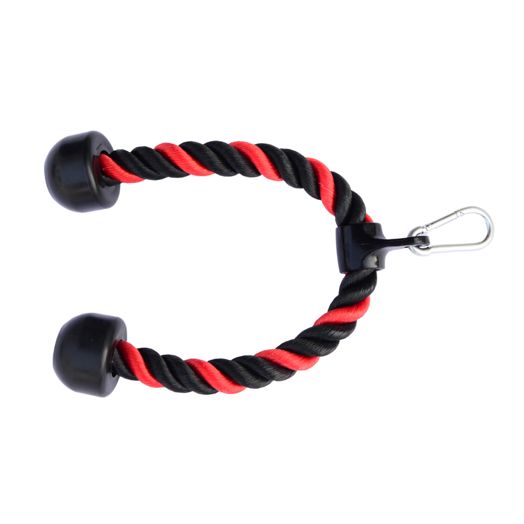 Tricep Rope (Red Black Combination) — MSFFIT